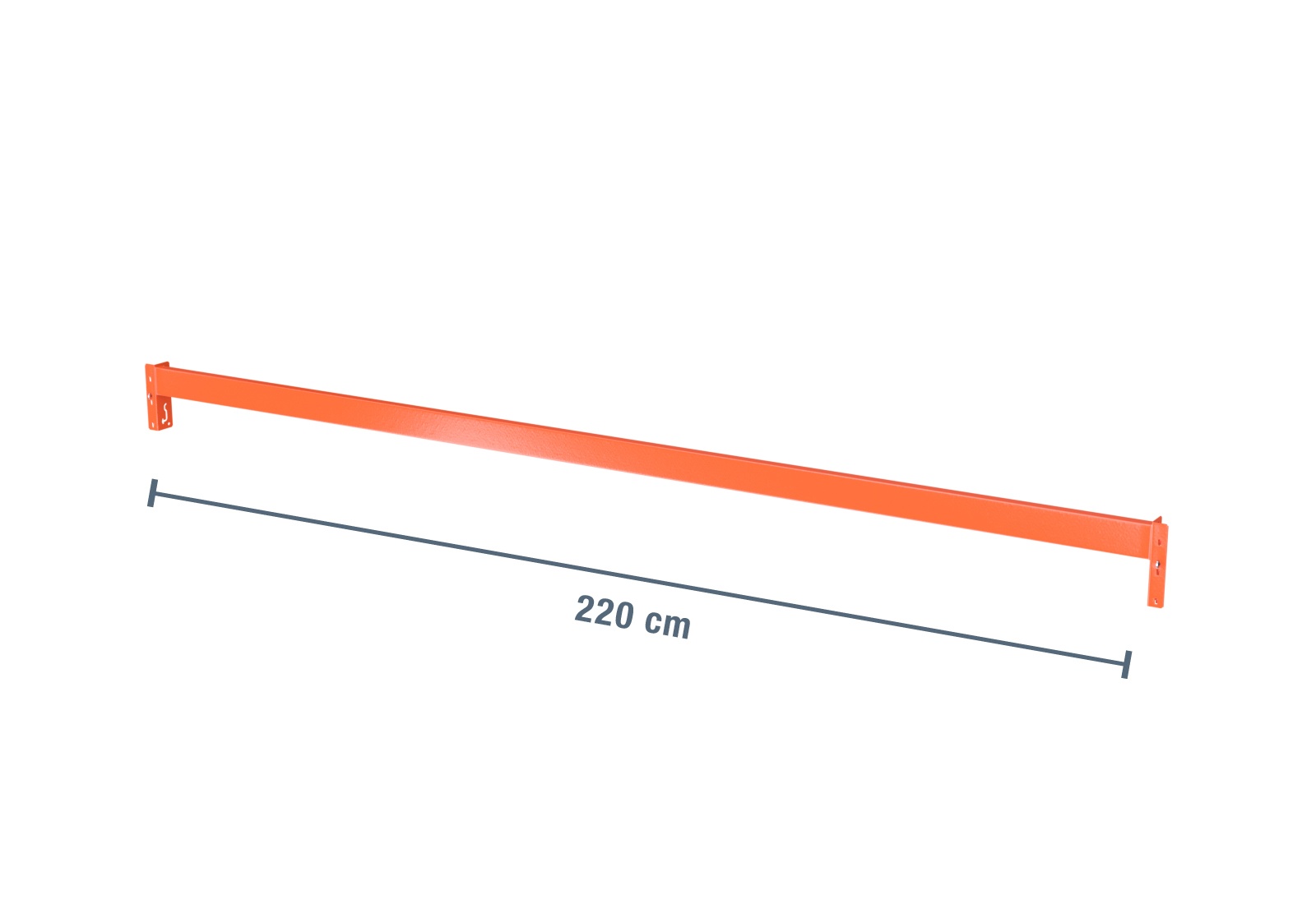 220 cm Samostatná traverza pro regál na jízdní kola FRR2000 | TOPREGAL