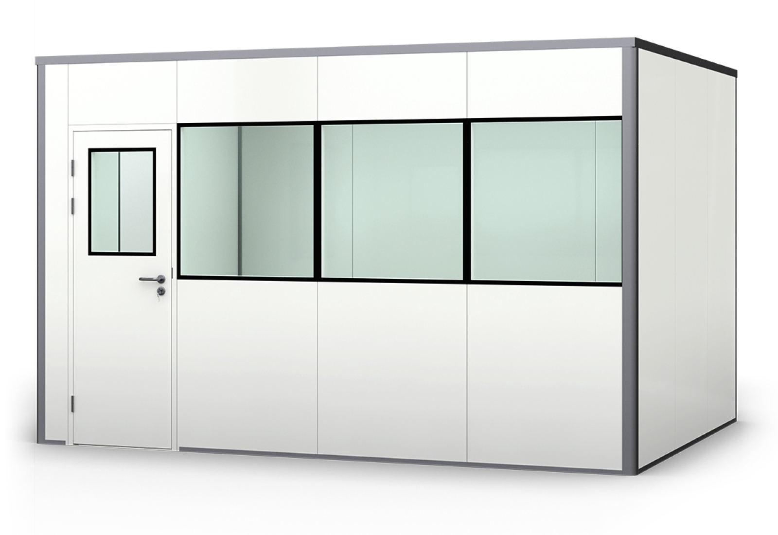 B-Zboží, příčka stěna okno panel PREFAB Předsíň Kancelář Hlavní ...